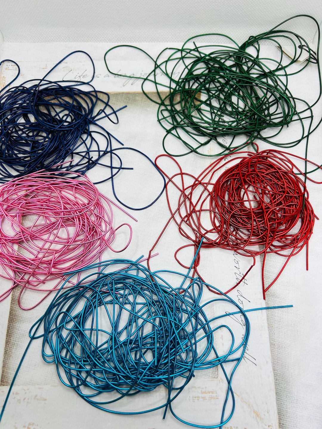 5g, French Wire, Stiff Wire, Embroidery Wire, Goldwork Wire, Cannetille ...