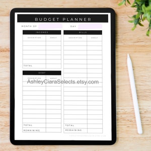 Budget Planner Printable/download, Money Challenge, Instant Download ...