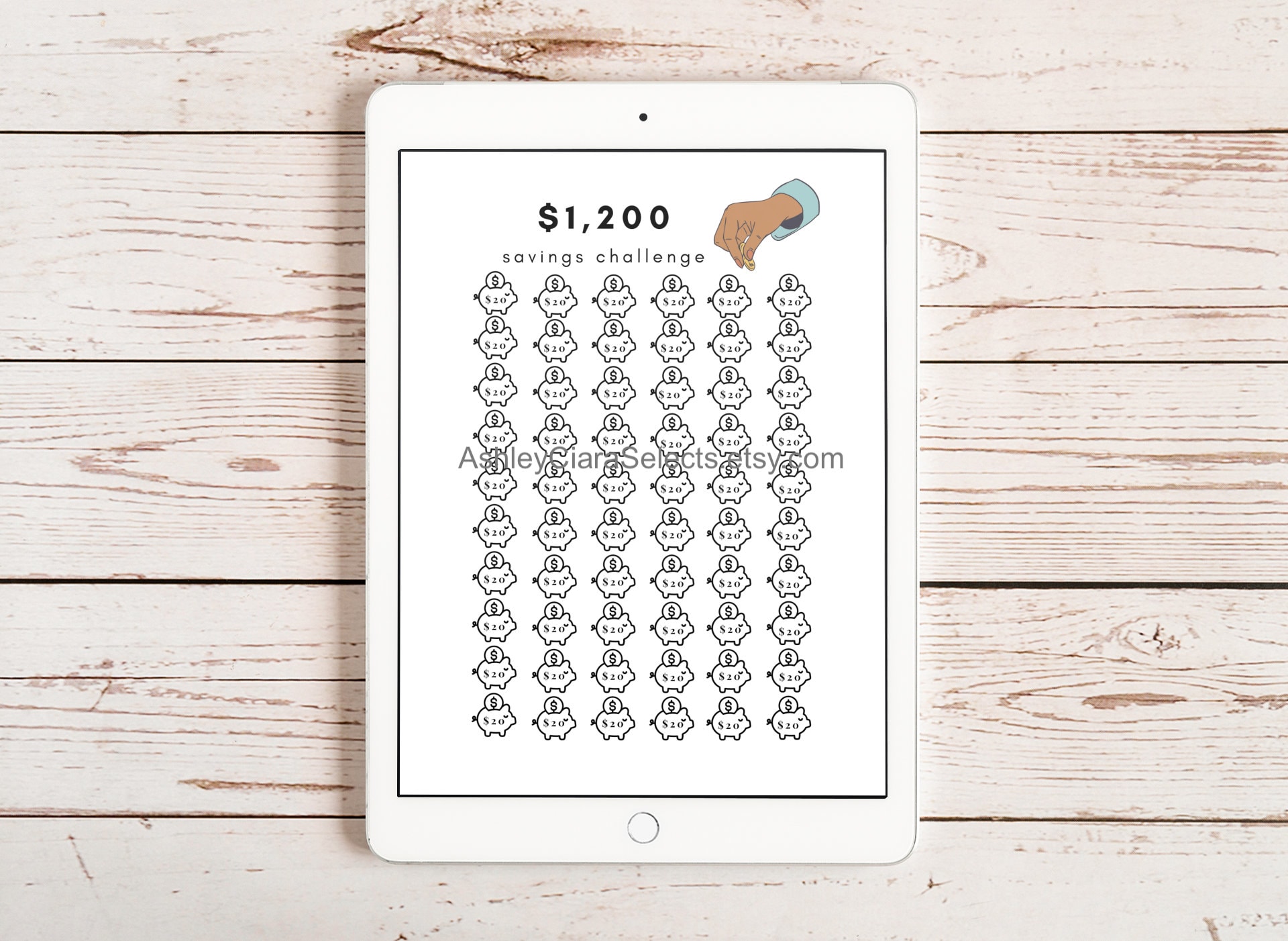 Savings Challenge Printable/download, Money Challenge, Instant Download ...