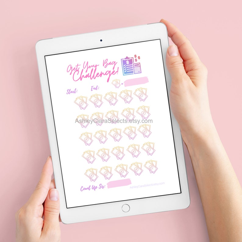 Savings Challenge Printable/download, Money Challenge, Instant Download ...