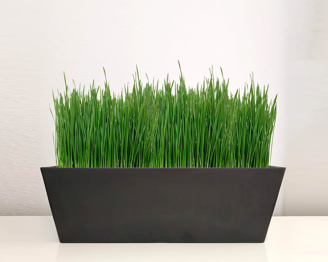 POPPY Composite Countertop Planter - Rectangular Planter – Herb Planter ...