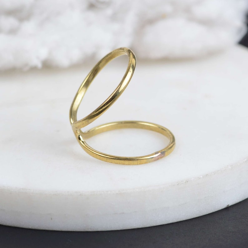 Sterling Silver Splint Ring Adjustable for PIP or DIP Joint • Swan Neck ...