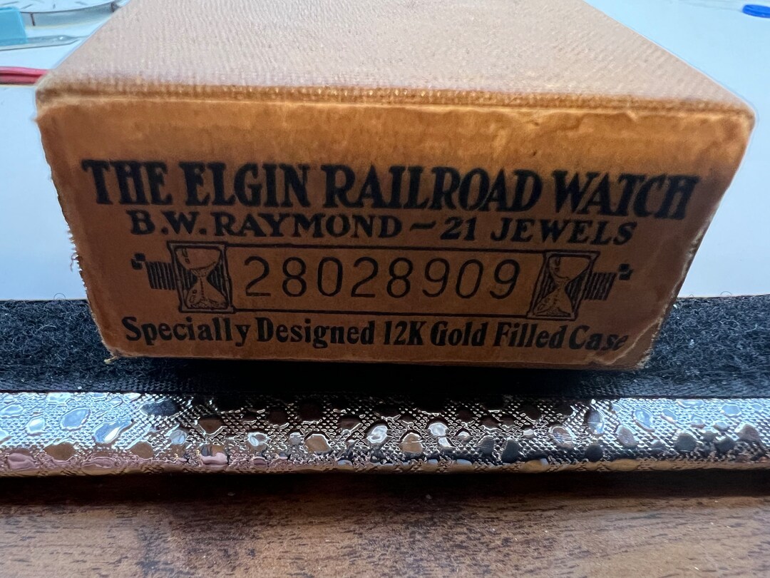 Elgin Watch Co Shipping Box - Etsy