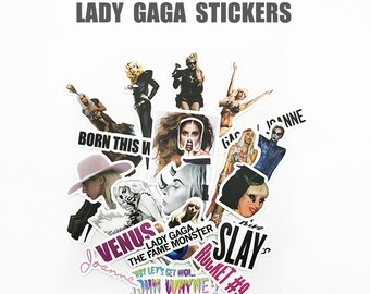 Lady Gaga Sticker | Etsy