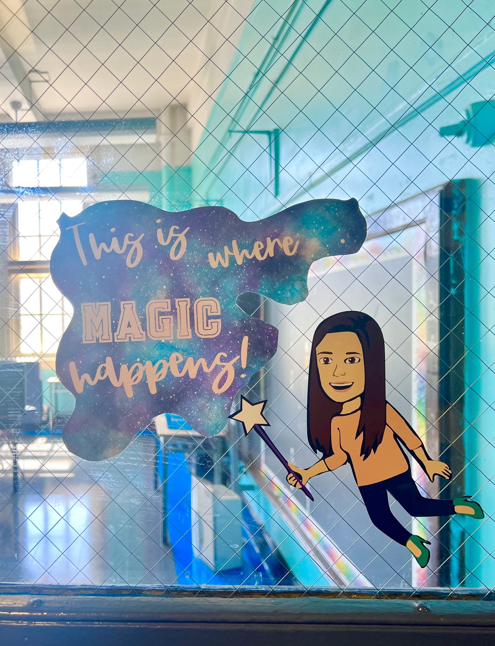 Bitmoji Decal Personalized Decal Teacher Door Decor Etsy