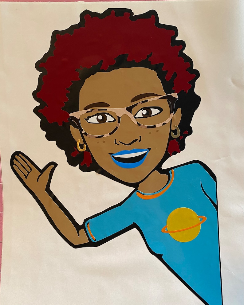 Bitmoji Decal Personalized Decal Teacher Door Decor Etsy
