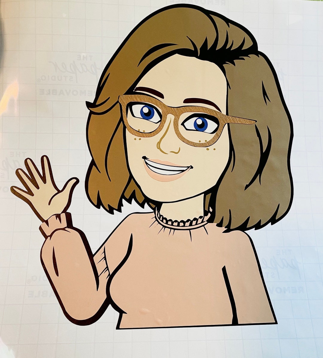 Bitmoji Decal Personalized Decal Teacher Door Decor - Etsy