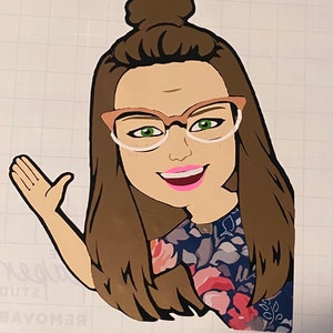 Bitmoji Decal Personalized Decal Teacher Door Decor - Etsy