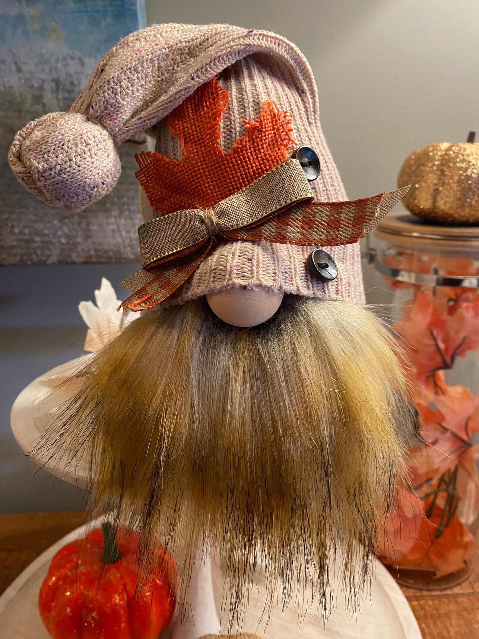 Fall Themed Gnome for Tiered Tray - Etsy