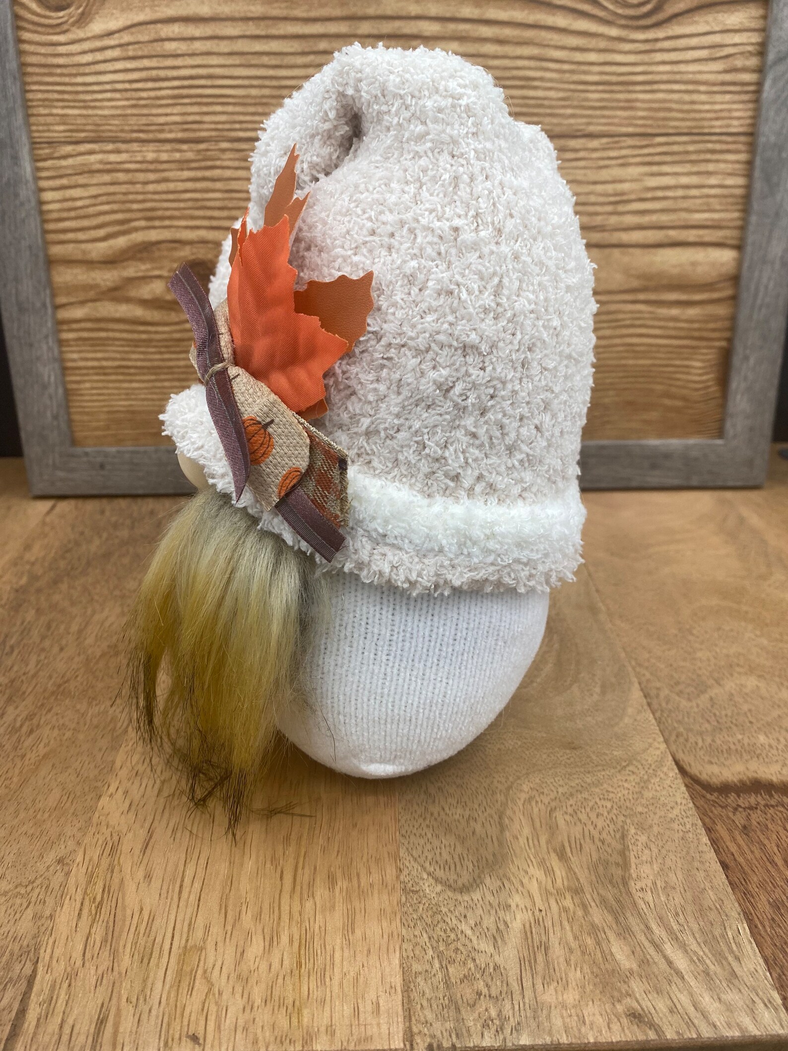 Fall Themed Gnome With Reddish Brown Fur Beard - Etsy
