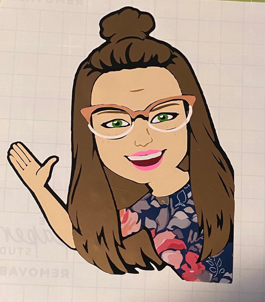 Bitmoji Decal, Personalized Decal, Teacher Door Decor - Etsy