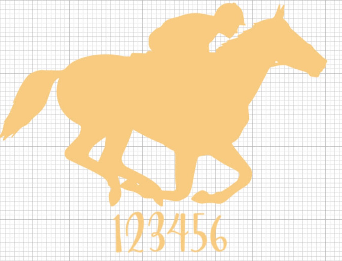 OTTB Car Decal OTTB Decal Horse Decals Name Decals Horse Yeti | Etsy