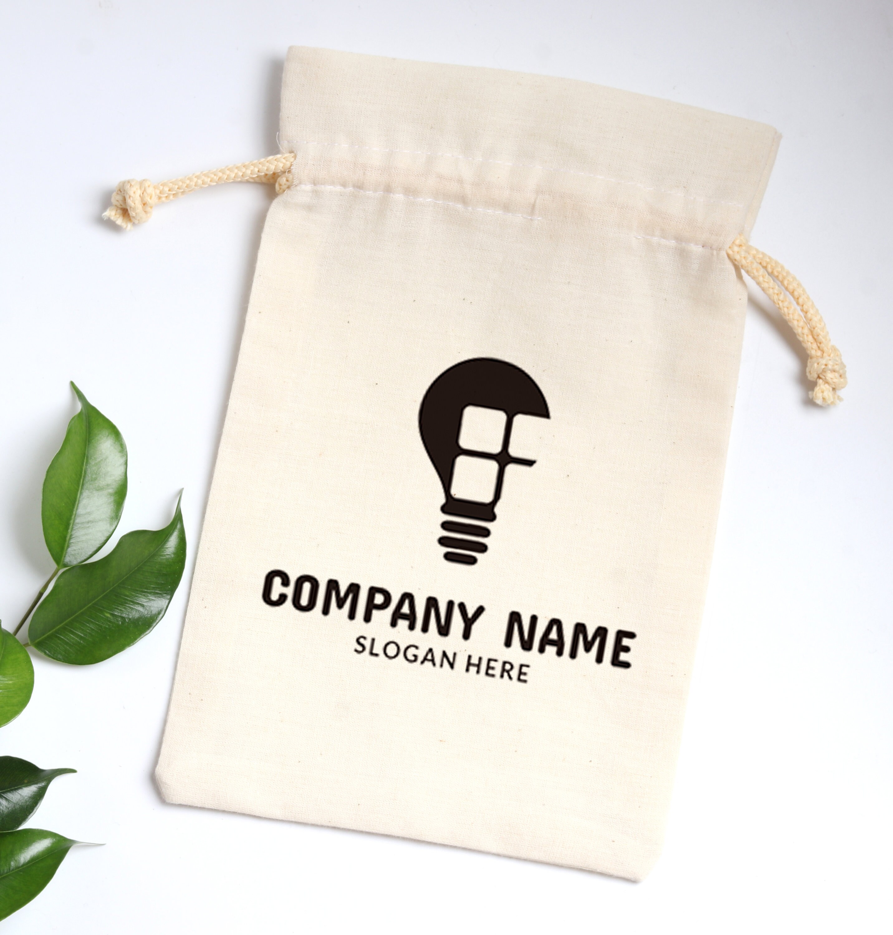 100 Corporate Cotton Drawstring Bag Package Product Packaging Pouch ...