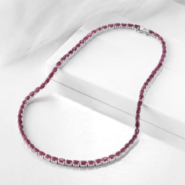 Ruby Tennis Necklace 925 Sterling Silver Ruby Necklace Tennis - Etsy UK Ruby Tennis Necklace 925 Sterling Silver Ruby Necklace Tennis - Etsy UK