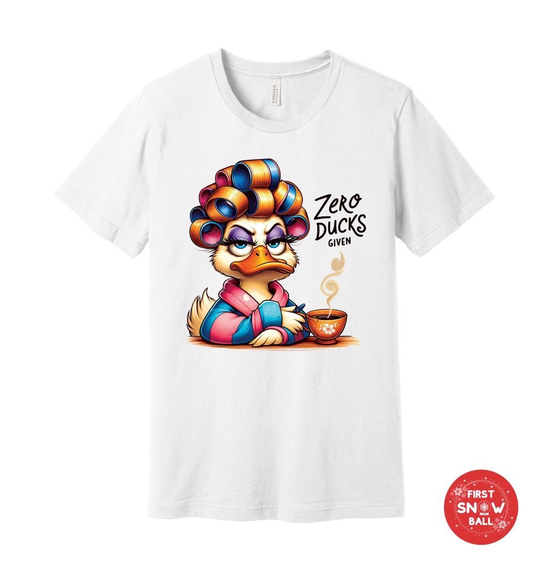 Funny Zero Ducks Given Cartoon T-shirt - Humor Duck Lover Gift - Etsy
