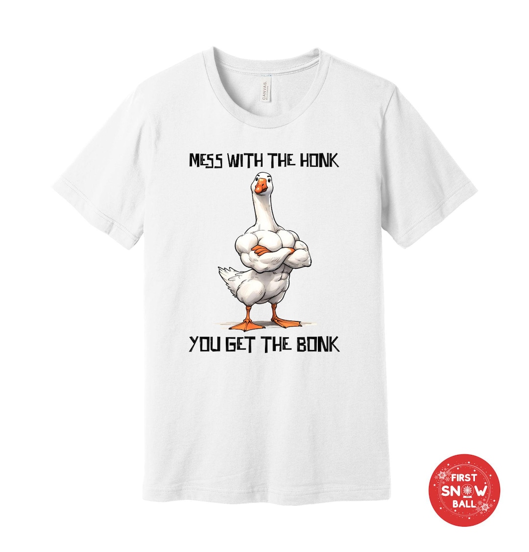 Buff Goose Muscle T-shirt, Strong Goose Design, Unisex Cotton Tee - Etsy