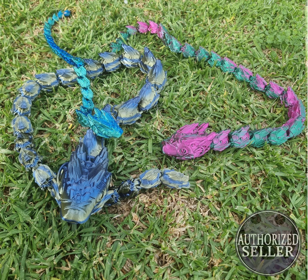 Borg Snake 3D Printed Cyborg Snake Fidget Desk Toy - Etsy