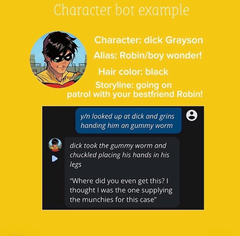 Custom Character Ai/janitor Ai Bot! - Etsy