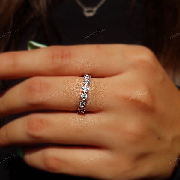 Wide Bezel Ring - Etsy