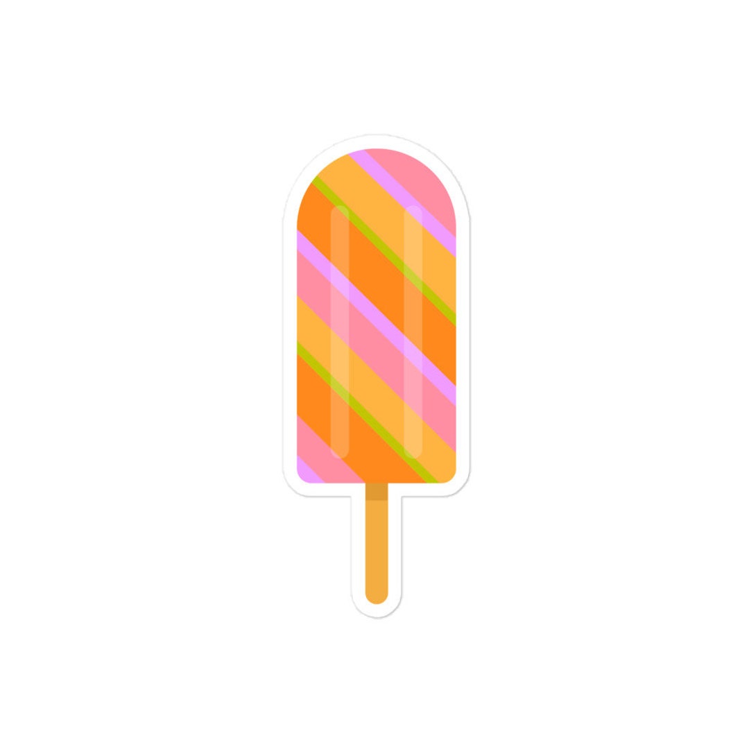 Rainbow Dreamsicle Ice Cream Popsicle Sticker Popsicle Sweet Cute ...