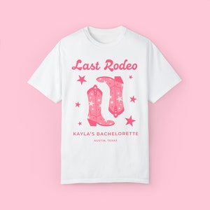 Last Rodeo Bachelorette Gifts, Rodeo Bach Party Shirts, Cowgirl ...