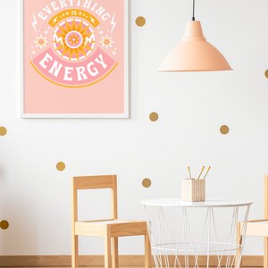 Everything is Energy Art Print | Enhanced Matte Paper | Cute Design ...