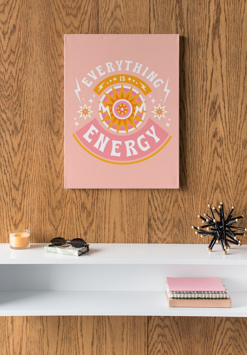Everything is Energy Art Print Enhanced Matte Paper Cute - Etsy