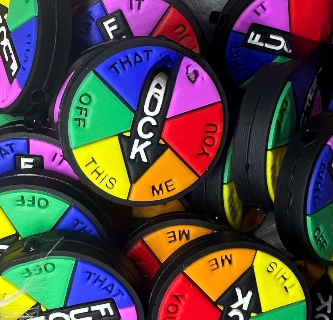 Colorwheel Focal|cuss Word Theme Bead Focal| Bead for Pens | Decorative ...