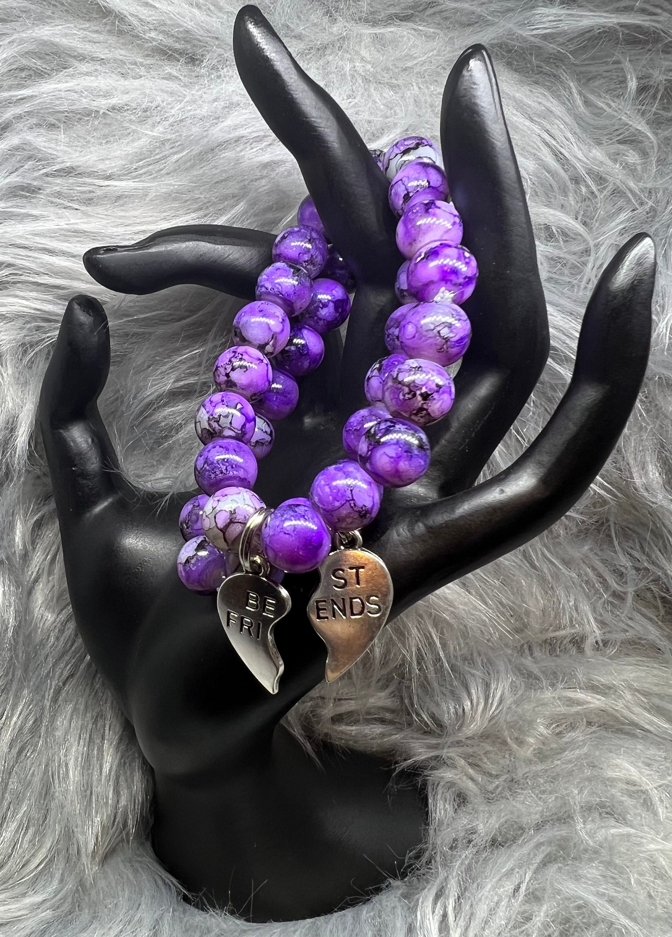Best Friend Beaded Bracelets| BFF Bracelet | Sister Bracelets | Twin ...