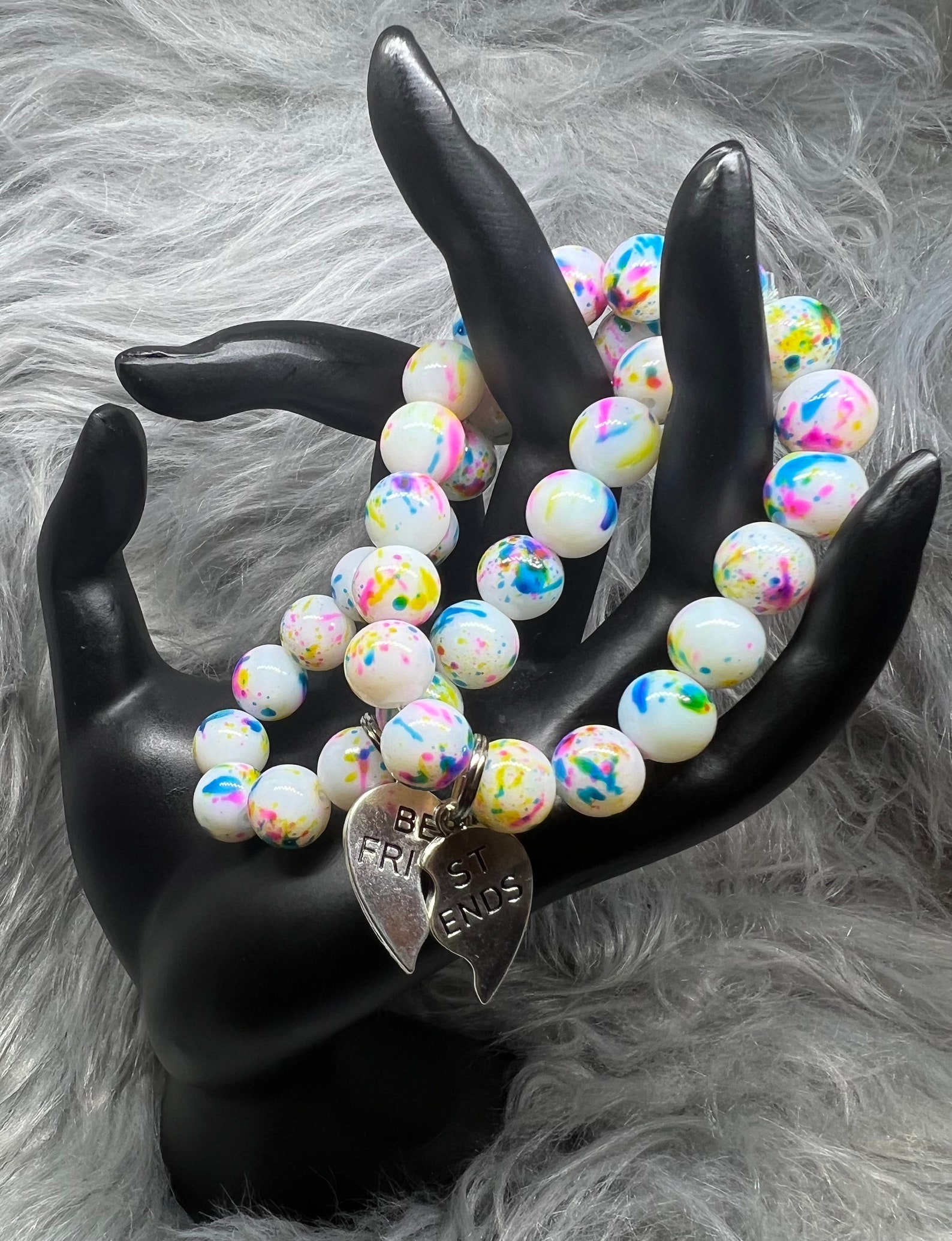 Best Friend Beaded Bracelets| BFF Bracelet | Sister Bracelets | Twin ...