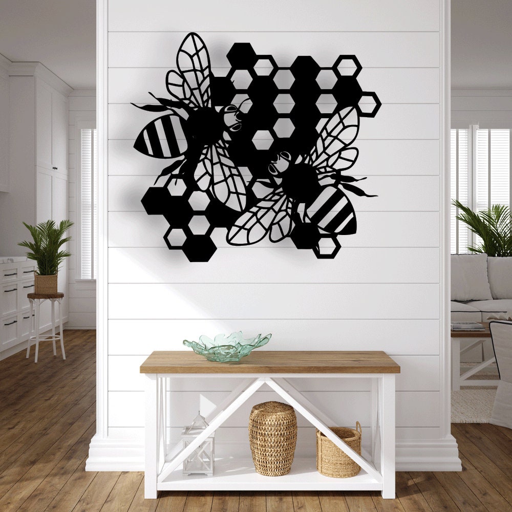 Bee Digital Vector Download Laser Cnc Cut Svg Dxf Pdf Cdr - Etsy