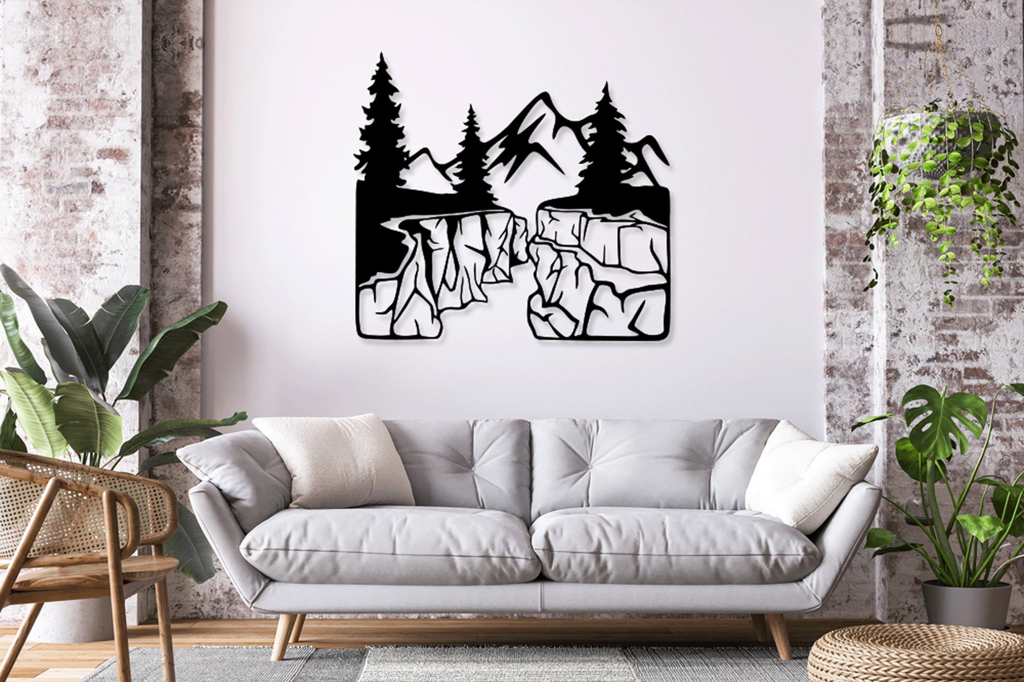 Mountain Design Digital Vector Download Laser Cnc Cut svg dxf pdf cdr ...