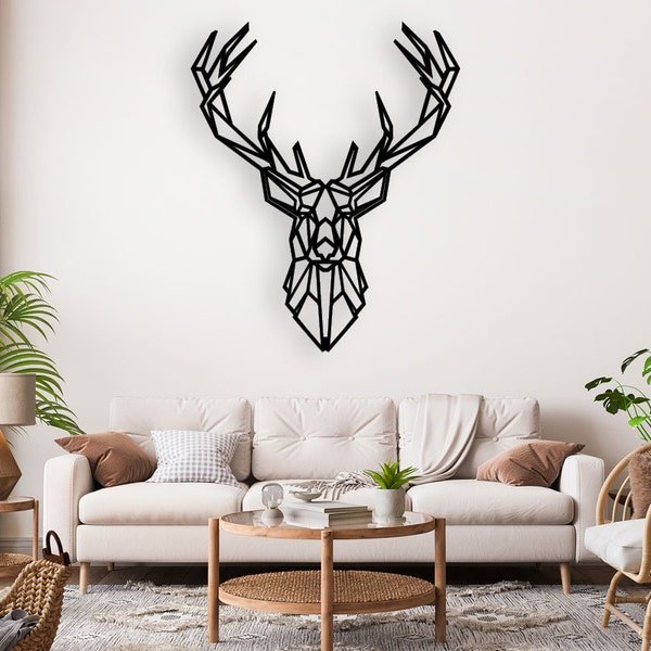Deer Head Laser Cut File - Etsy