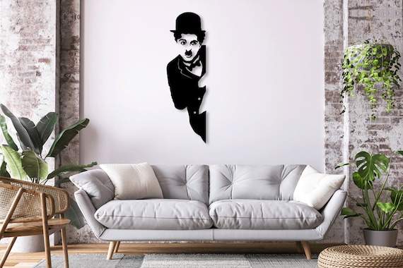 Charlie Chaplin Digital Vector Download Laser Cnc Cut Svg Dxf | Etsy