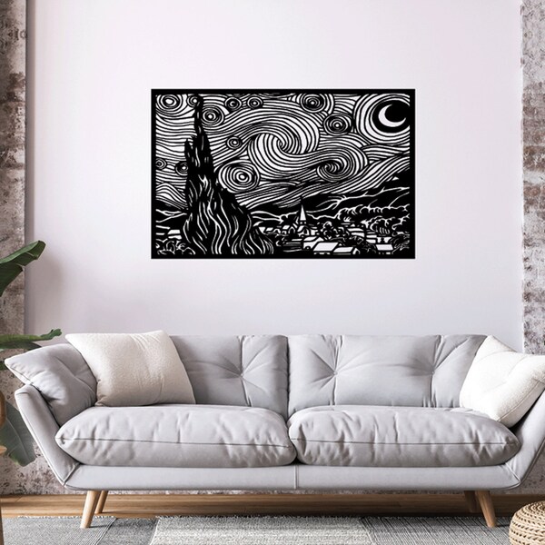 Van Gogh Starry Night Party Decor - Etsy