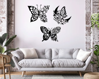 Butterfly Digital Vector Download Laser Cnc Cut Svg Dxf Eps - Etsy
