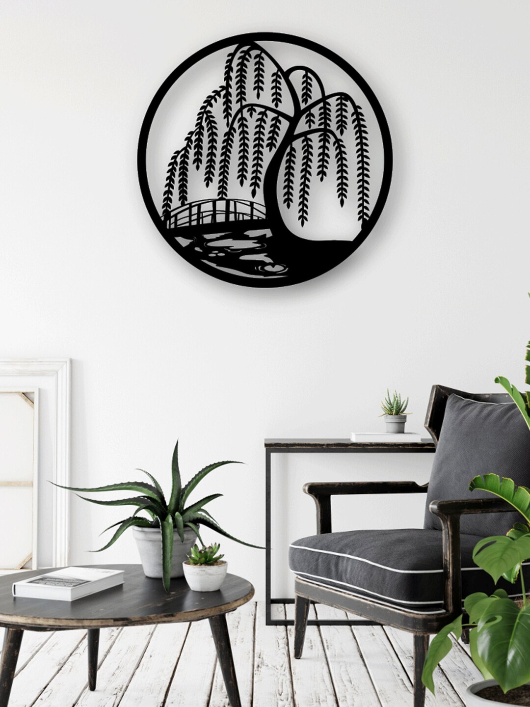 Tree, River Digital Vector Download Laser Cnc Cut Svg Dxf Pdf Cdr Files ...