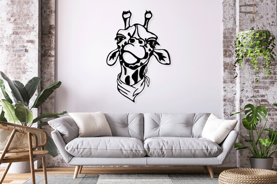 Giraffe Digital Vector Download Laser Cnc Cut Svg Dxf Pdf Cdr | Etsy