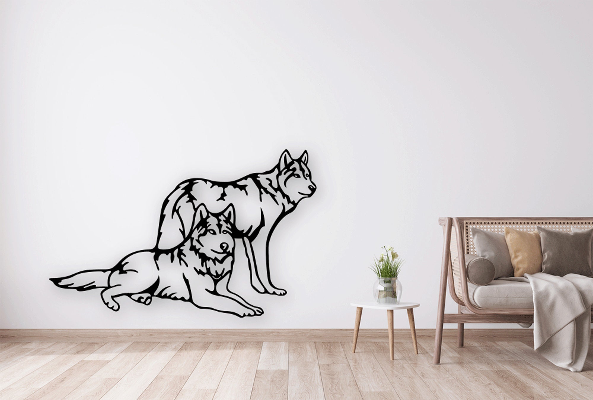 Wolves Wolf Digital Vector Download Laser Cnc Cut Svg Dxf Pdf - Etsy
