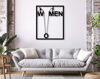 Woman Body Design Laser Cut Svg Dxf Files Wall Sticker - Etsy