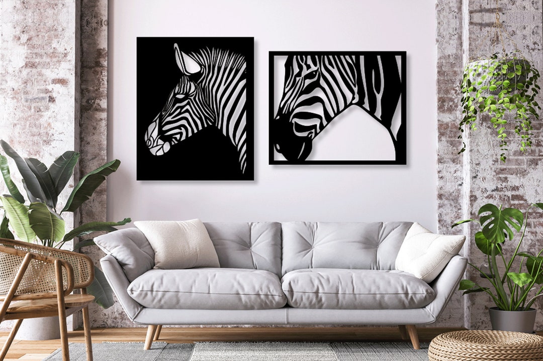 Zebra Animals Digital Vector Download Laser Cnc Cut Svg Dxf Pdf Eps Ai ...