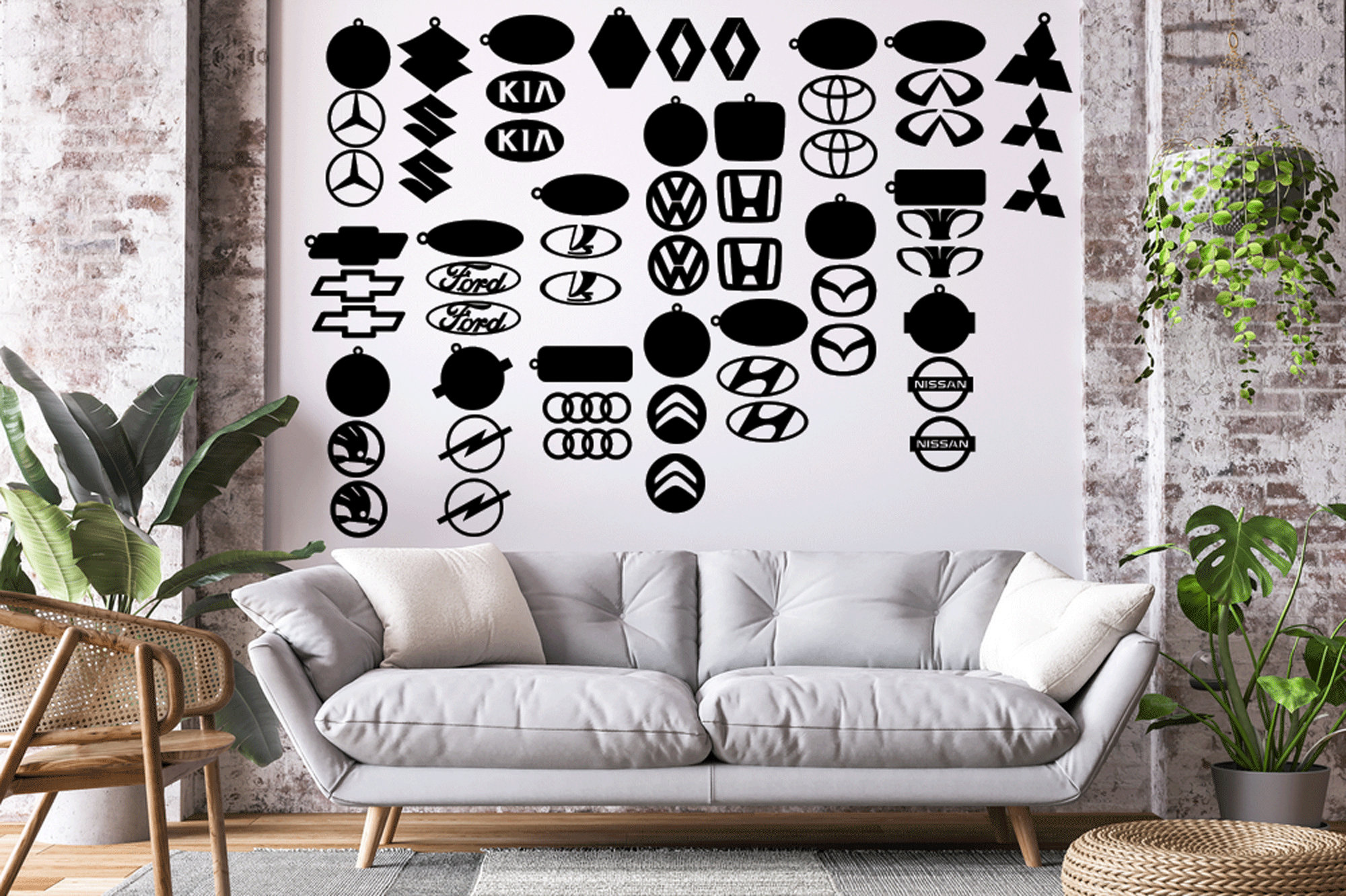 Key Chain, Key Ring Digital Vector Download Laser Cnc Cut Svg Dxf Pdf ...