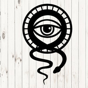 Snake Eye Digital Vector Download Laser Cnc Cut Svg Dxf Pdf Eps Ai Cdr ...