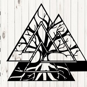 Tree Digital Vector Download Laser Cnc Cut Svg Dxf Pdf Eps Ai - Etsy