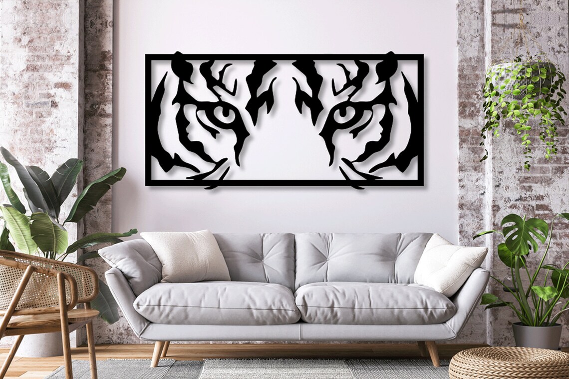 Tiger Animals Digital Vector Download Laser Cnc Cut Svg Dxf Pdf Eps Ai ...