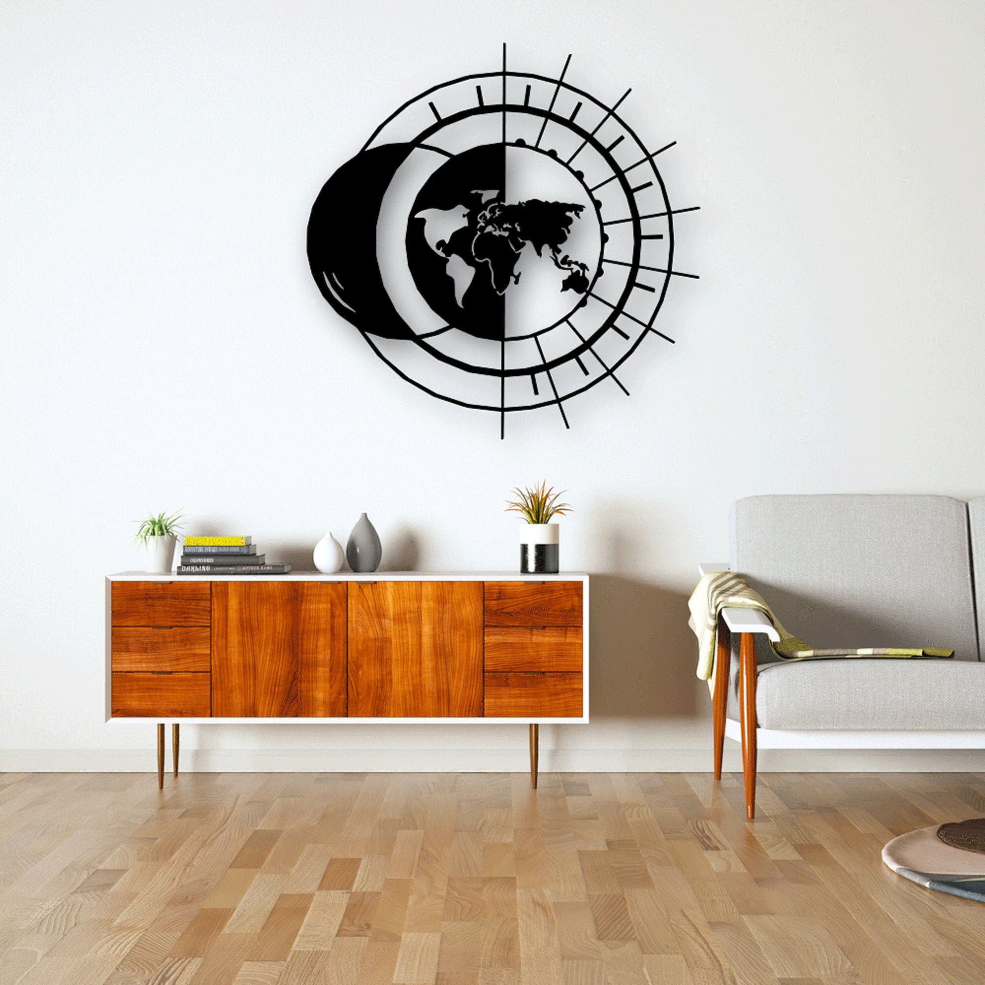 World Globe Vector Download Laser Cnc Cut Svg Dxf Pdf Cdr - Etsy