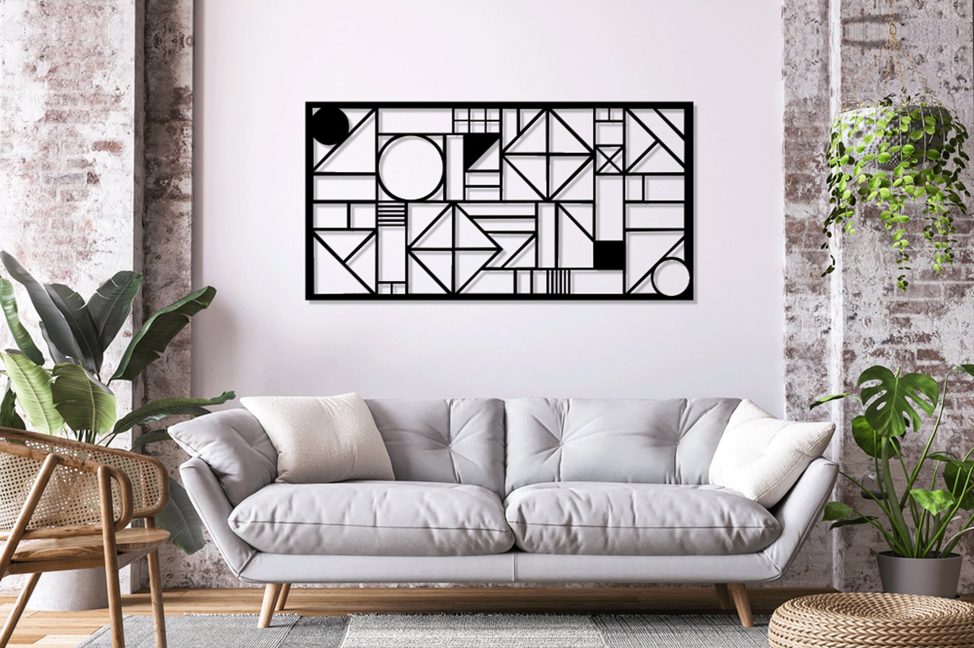 Modern Geometric Decor Digital Vector Download Laser Cnc Cut Svg Dxf ...