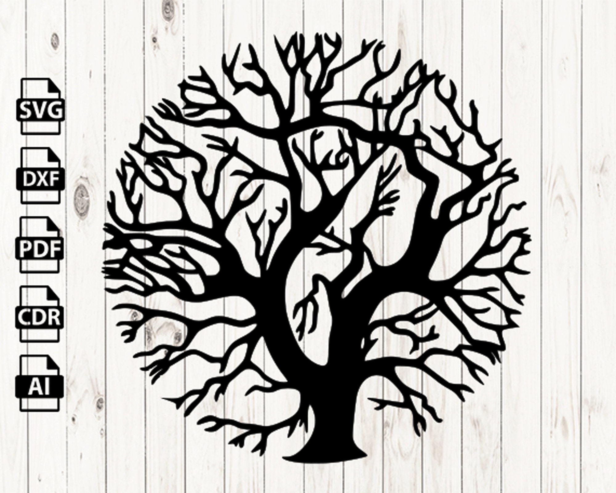 Art & Collectibles digital download epilog laser cut Ai Tree of life ...