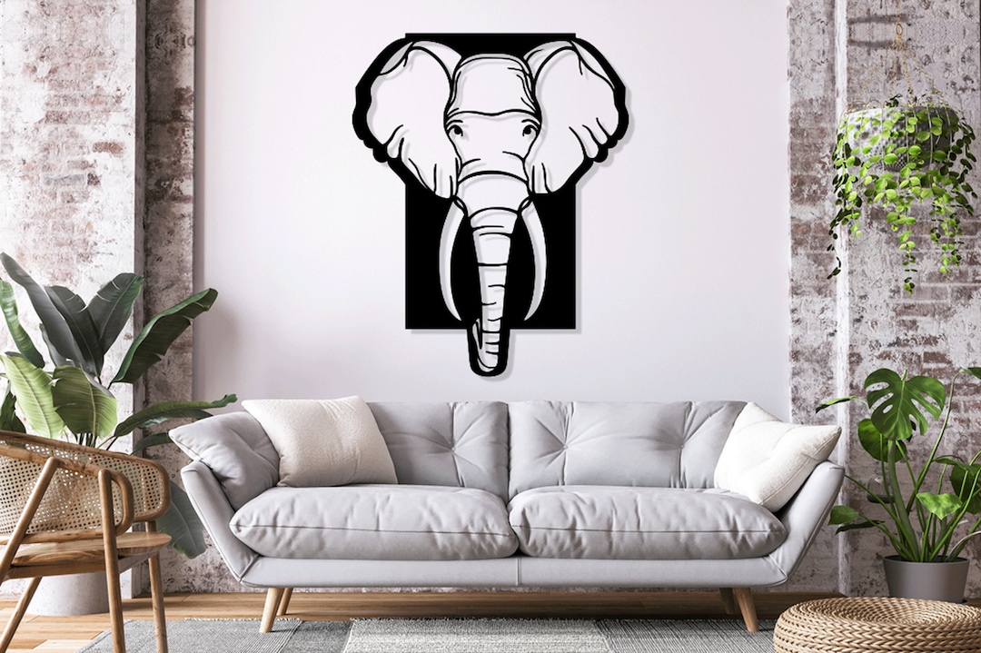 Elephant Animals Digital Vector Download Laser Cnc Cut Svg Dxf Pdf Eps ...