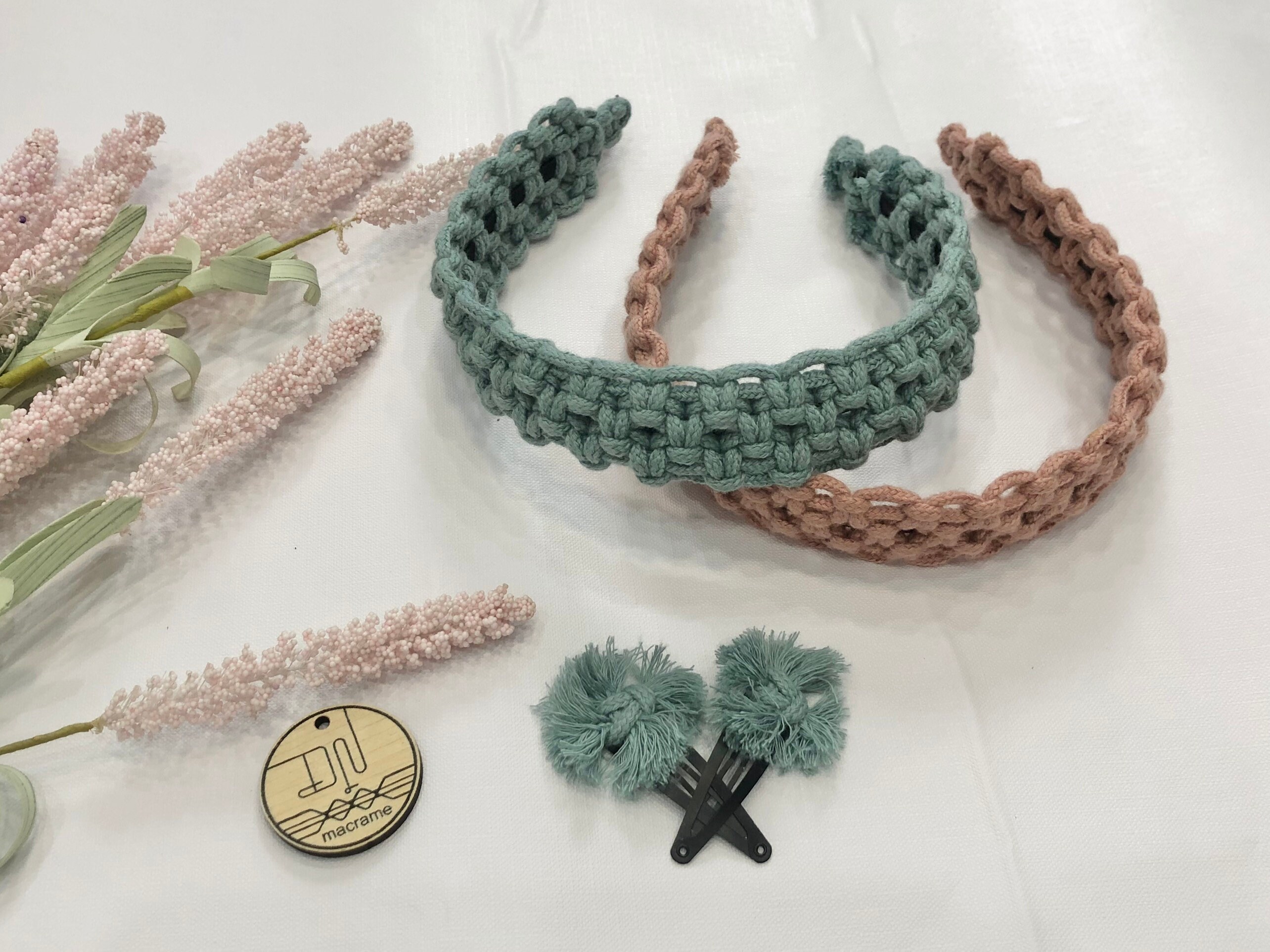 Combo, Boho Chic Headband, Macrame Headband Hair Accessory, Gift for ...